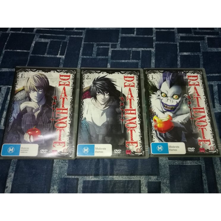 Death Note Vol.1-3 [Animation] _ 3-DVD Package Lot | Shopee Philippines