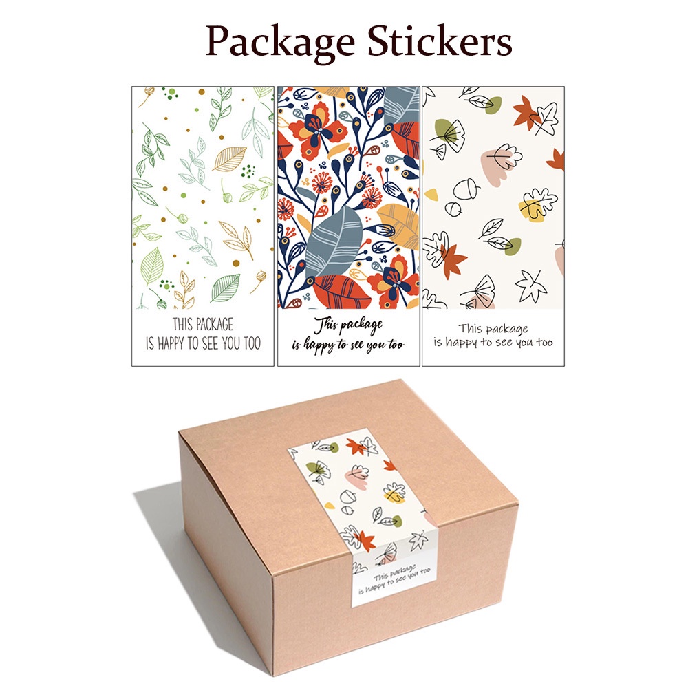 Thank You Stickers ""Happy To See You Too" / Sealing Stickers For Small ...