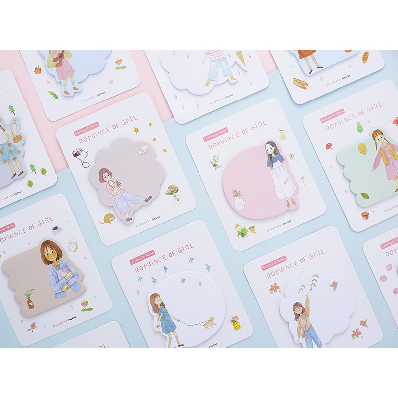 ROMANCE OF GIRL STICKY NOTES POST-ITS | Shopee Philippines