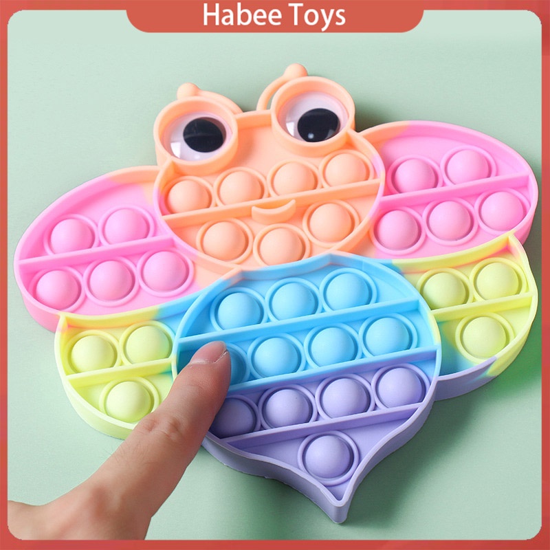 Pop It Bee Fidget Toys Children Anti Stress Popit Push Bubble Cute ...
