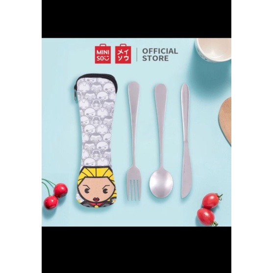Cutlery Set Marvel Miniso | Shopee Philippines