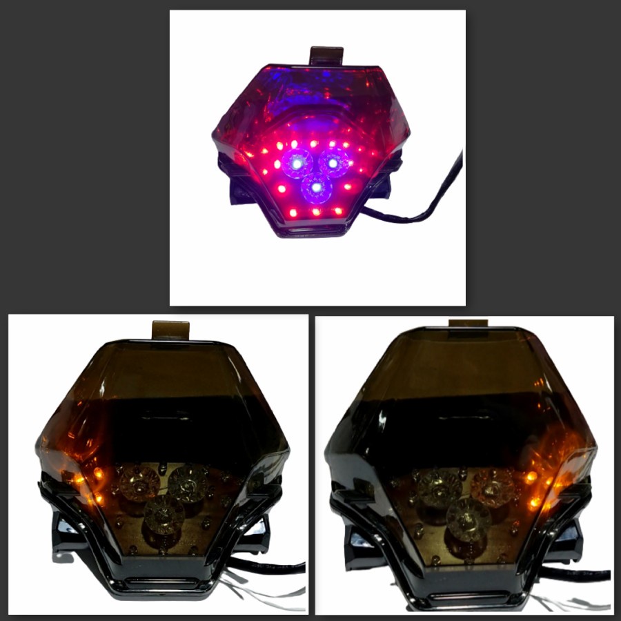 Led stop Light R25 R3 mx king plus sen Tail Light stoplamp | Shopee ...