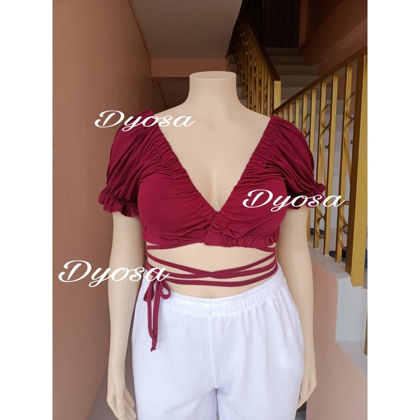 MSDC [AYA] PLUS SIZE AND FREE SIZE SEXY WITH STRING GARTERIZED TOP ...