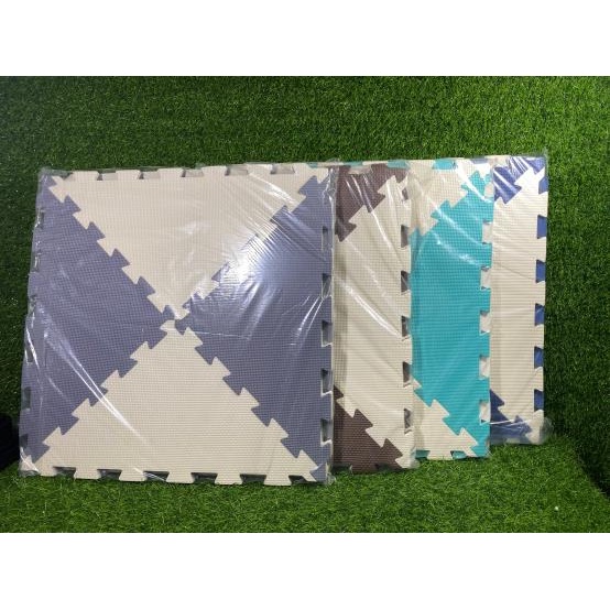 Triangle Pattern Puzzle Mat (Four Colors) | Shopee Philippines