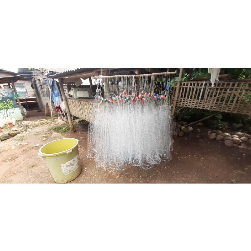 triple net/fishing net 100 mtrs..(0.15x10 center)(0.25x4 back to back ...