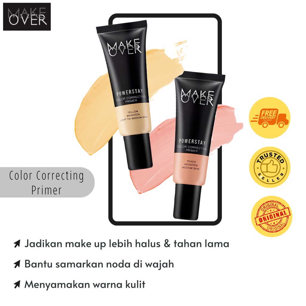 Make OVER Powerstay Color Correcting Primer 25ml - Primer Make up ...