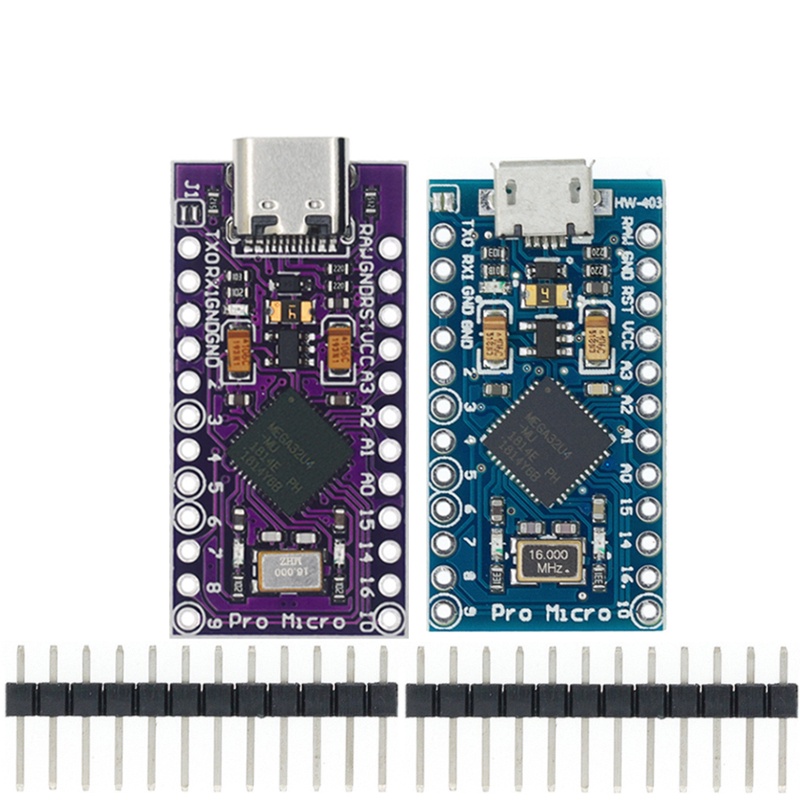 Pro Micro Atmega32u4 5v 16mhz Module With The Bootloader For Arduino
