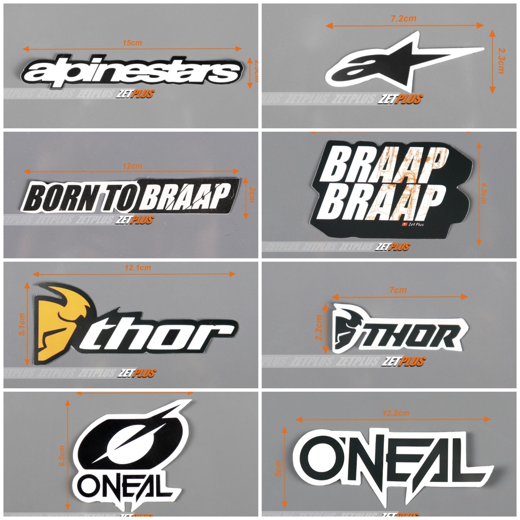 Thor Racing Stickers