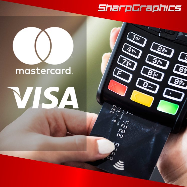 Visa MasterCard Store Logo Sticker Decal | Shopee Philippines