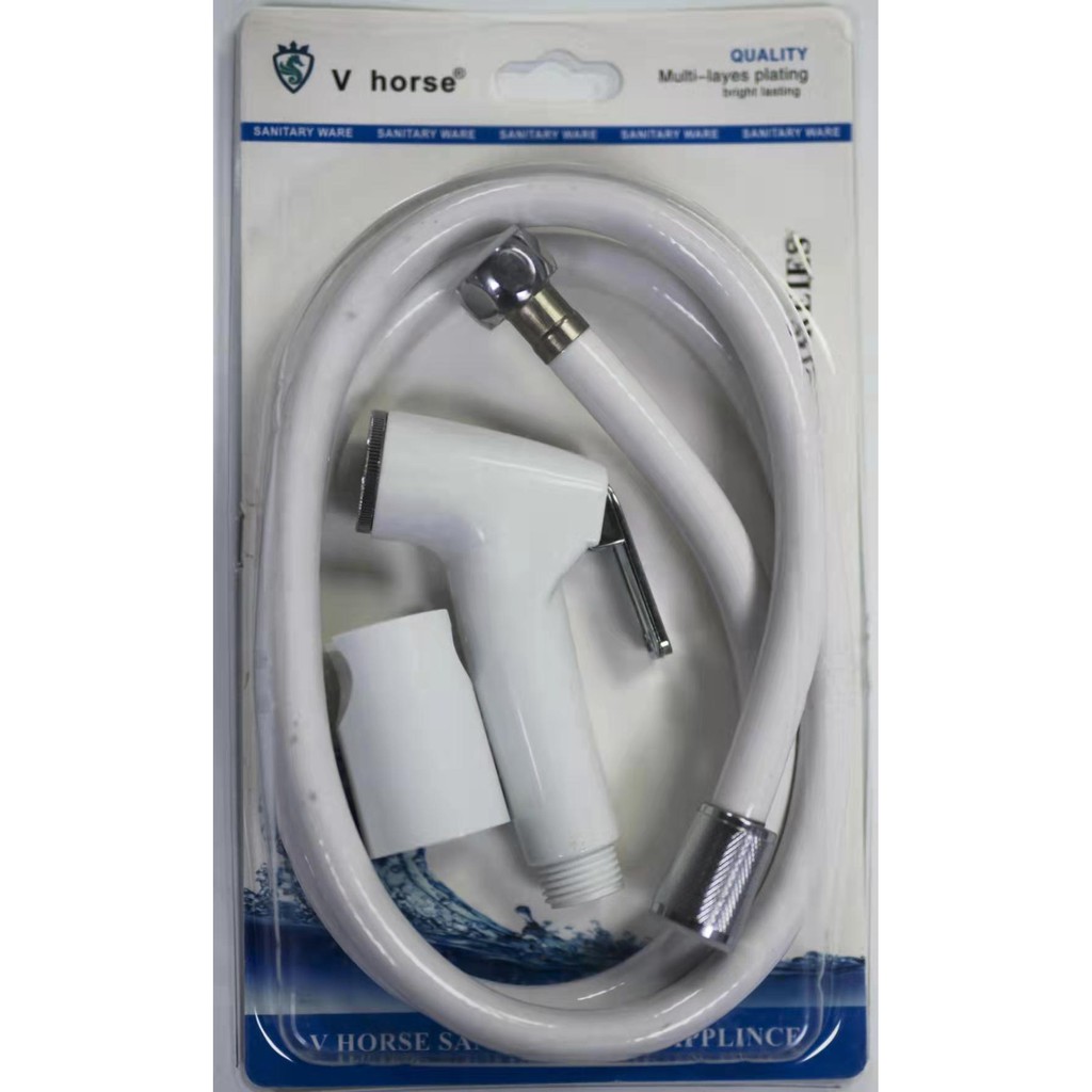 vhorse high quality pvc Toilet bidet set 1.2meter hose #007A | Shopee ...