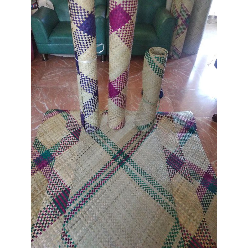 Native Banig Sleeping Mat (Karagumoy) from Bicol FREE Round Pamaypay L ...
