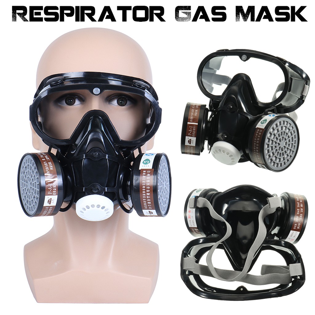 Emergency Survival Safety Respirator Gas Mask half face Protection ...