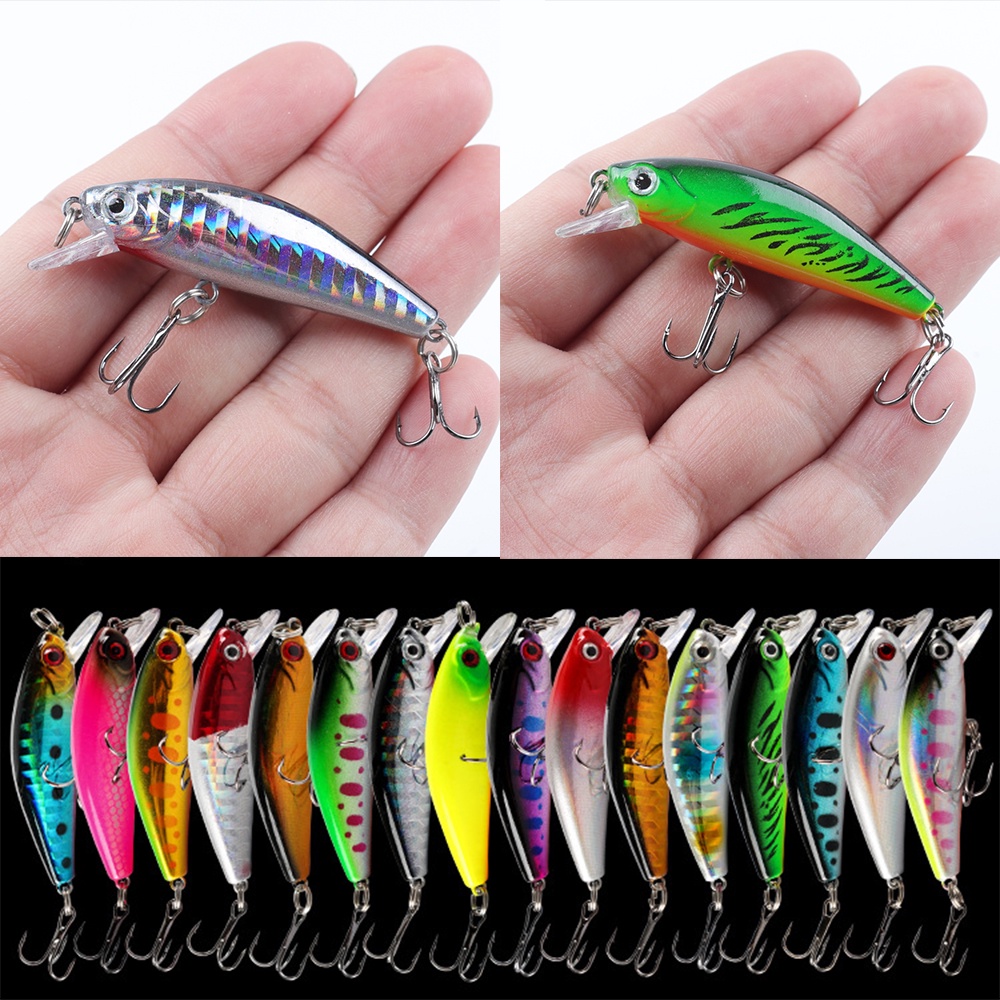1pcs Sinking Minnow 5.5cm 6.5g Fishing Lures Swimbait Hard Artficial Bait Wobbler for Bass ...