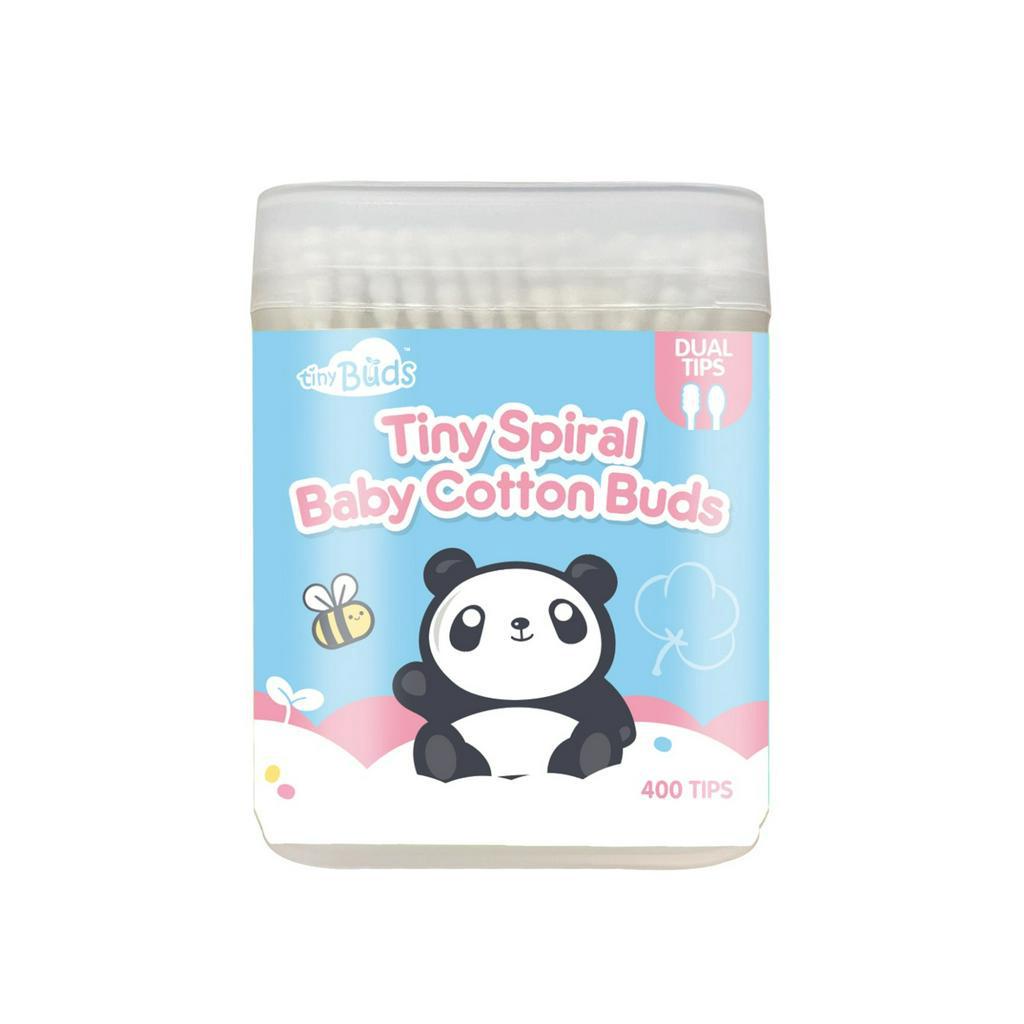 Tiny Buds Tiny Spiral Baby Cotton Buds 400 Tips | Shopee Philippines