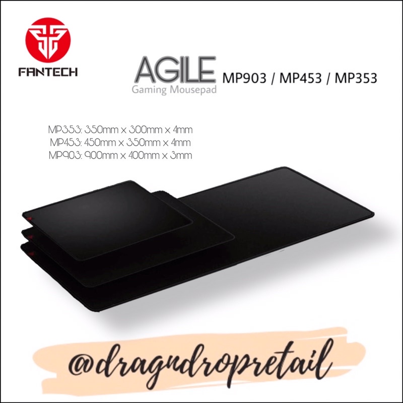 FANTECH AGILE MP903 MP453 MP353 Professional Gaming Mouse Pad Mousepad ...
