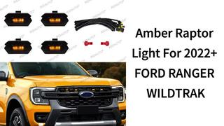 Amber LED Light Yellow Raptor Style Lamp Translucent Housing Fit For ...