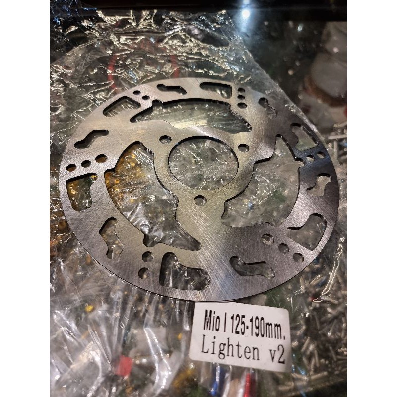 LIGHTEN DISC 190mm MIO125 ( 3HOLES ) | Shopee Philippines