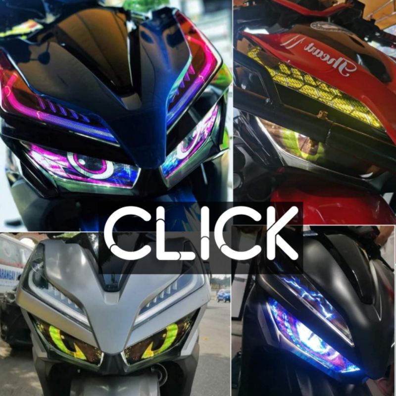 Honda Click V5 V4 V3 V2 125i / 150i Winker Eye Transparent Game Changer ...