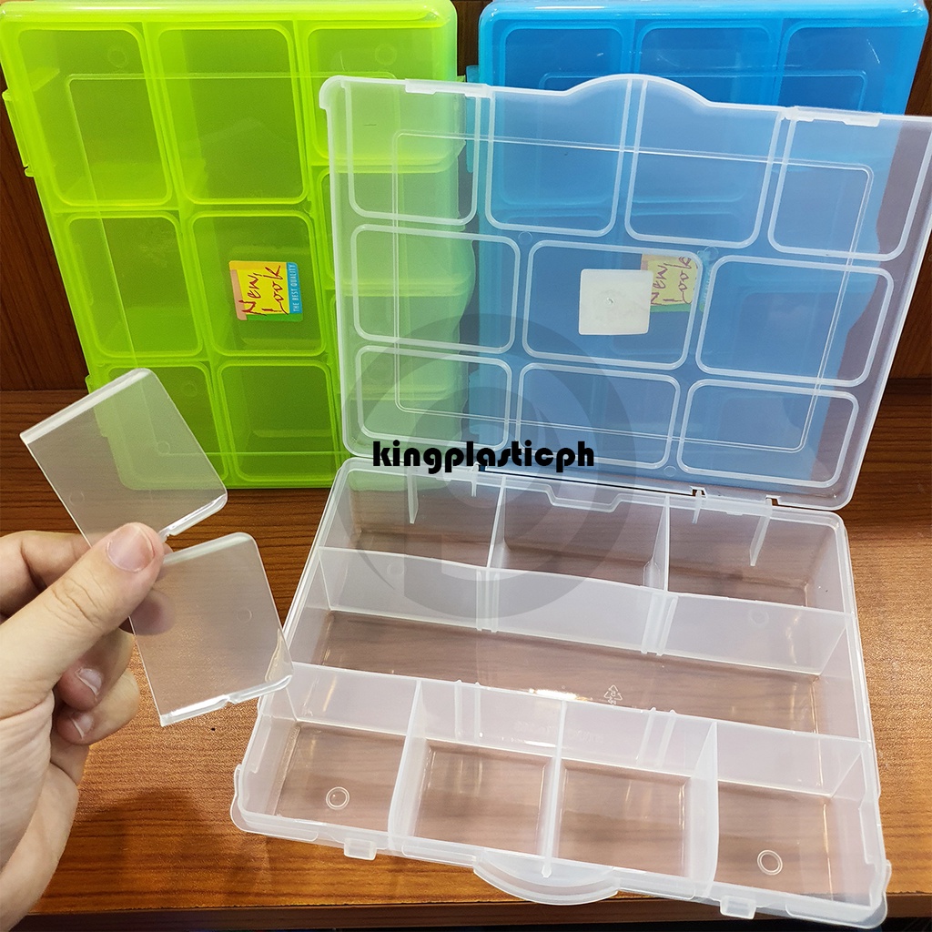Customizable 8 - 10 Division Pill Organizer / Medicine Organizer / Tool ...