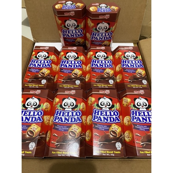Meiji Hello Panda Chocolate Biscuit 43g | Shopee Philippines Meiji Hello Panda Chocolate Biscuit 43g | Shopee Philippines
