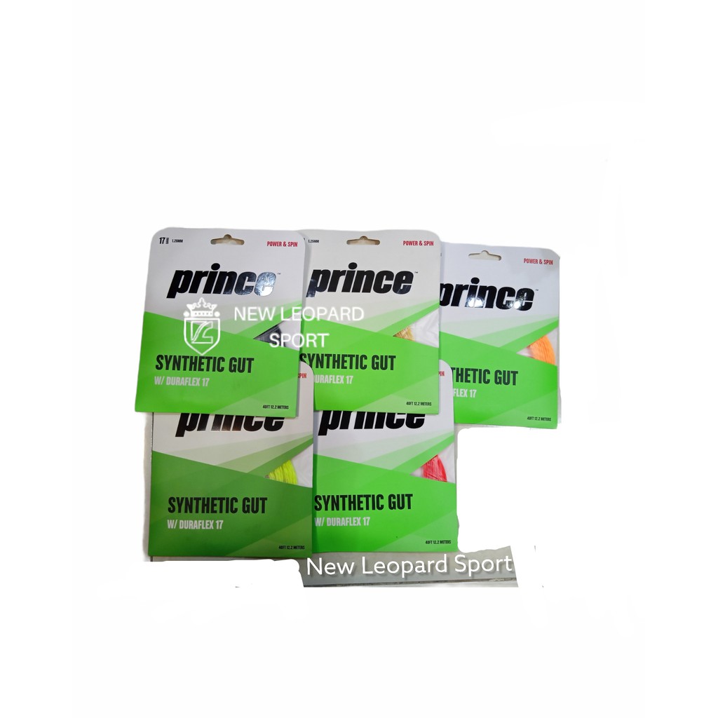 PRINCE SYNTHETIC GUT DURAFLEX 17 Tennis Strings | Shopee Philippines