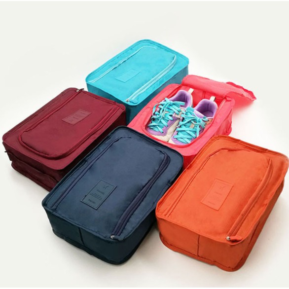 Waterproof Portable Travel Shoe Pouch Organizer Storage Bag | Shopee ...