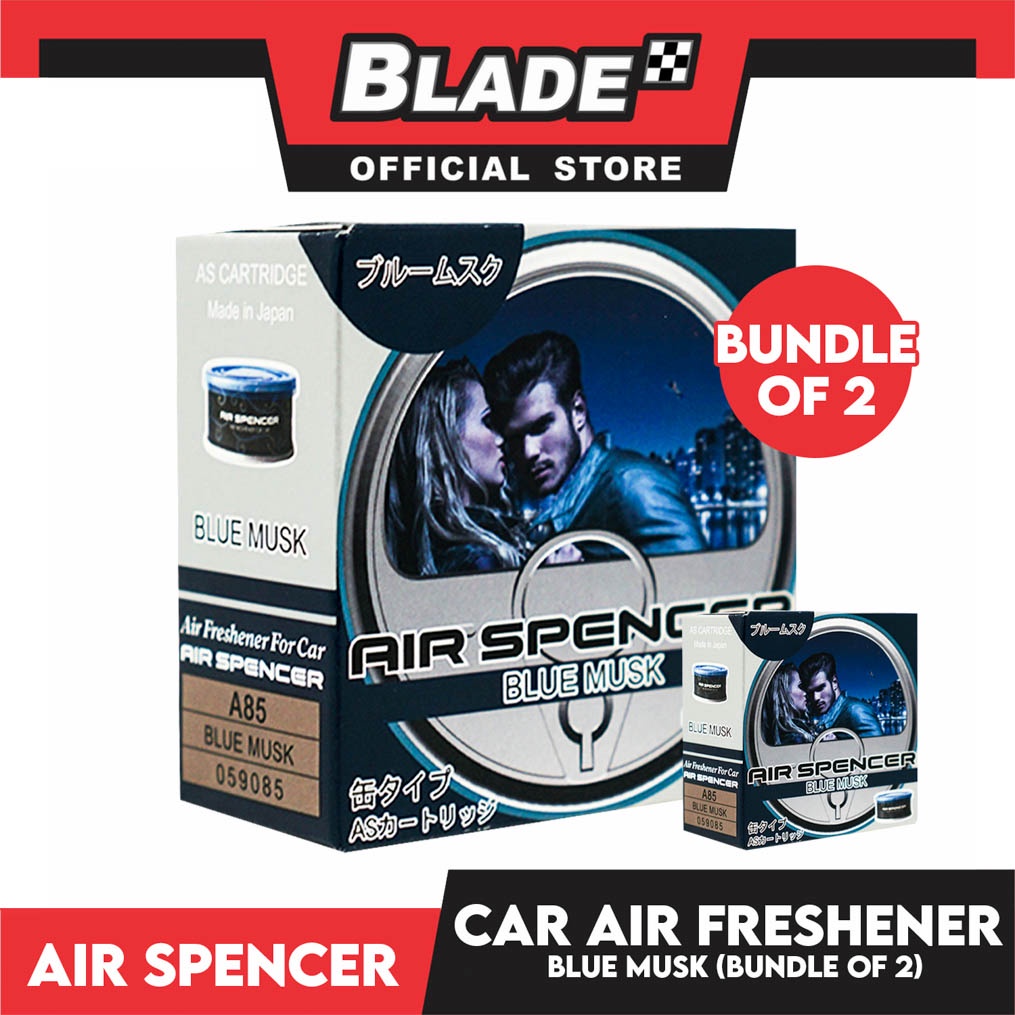 2pcs Air Spencer Eikosha Car Air Freshener A85 (Blue Musk) | Shopee ...