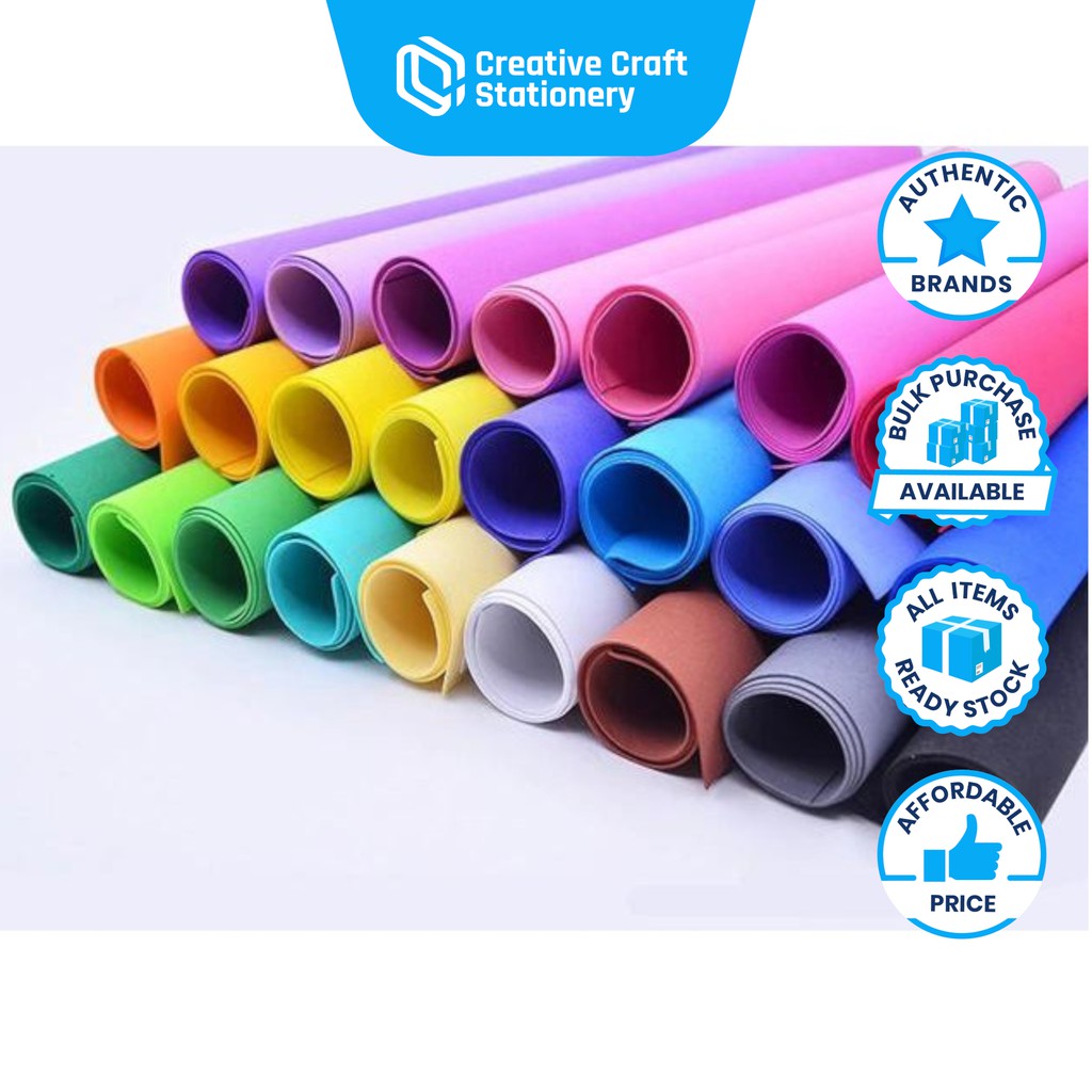 EVA Sponge Foam 40 X 45cm / craft diy flower art bunga telur span bunga ...