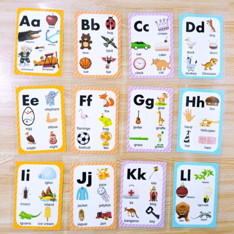 phonics alphabet flash cards a to z alphabet phonics flash cards ...