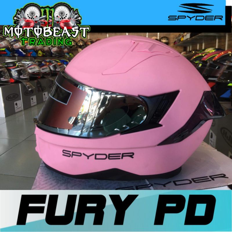 SPYDER Fury PD Fullface Dual Visor Helmet w/ Free Clear Visor | Shopee ...