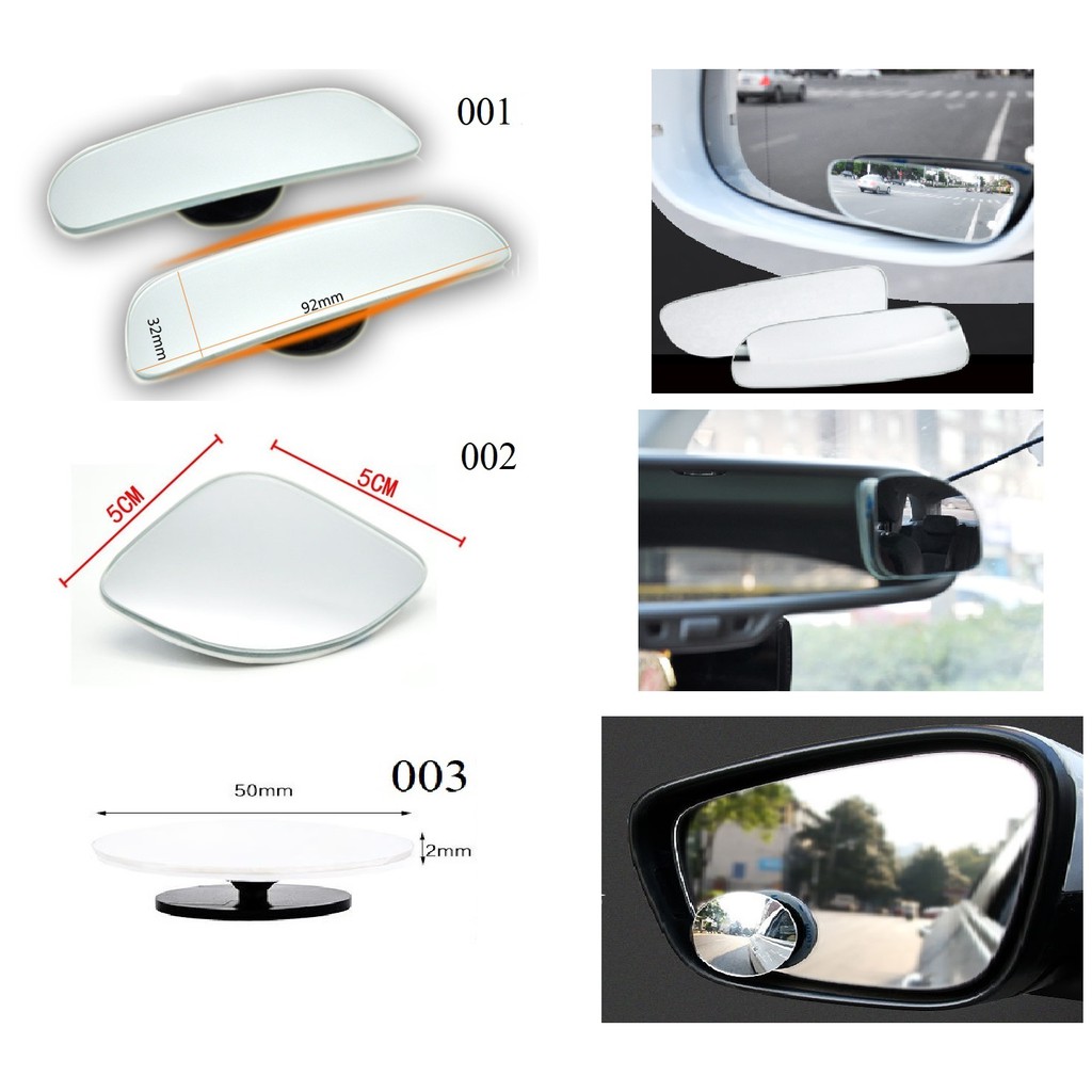 Zs my car Side Mirror Convex Rotate 360 Degrees (Diver) | Shopee ...