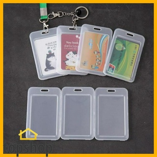 TOPSHOP Transparent ID Card Waterproof ID Plastic Card Cover Holder ...