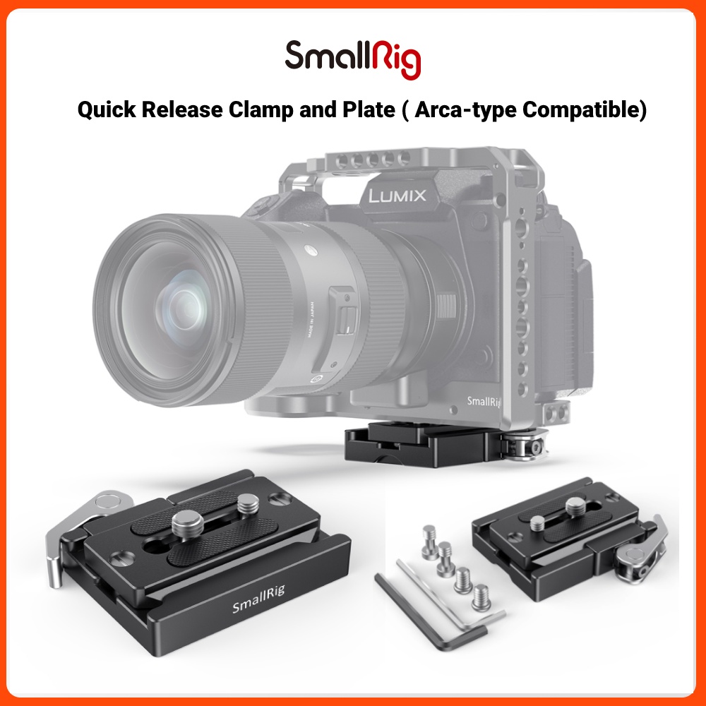 SmallRig Quick Release Clamp and Plate ( Arca-type Compatible) 2144 ...