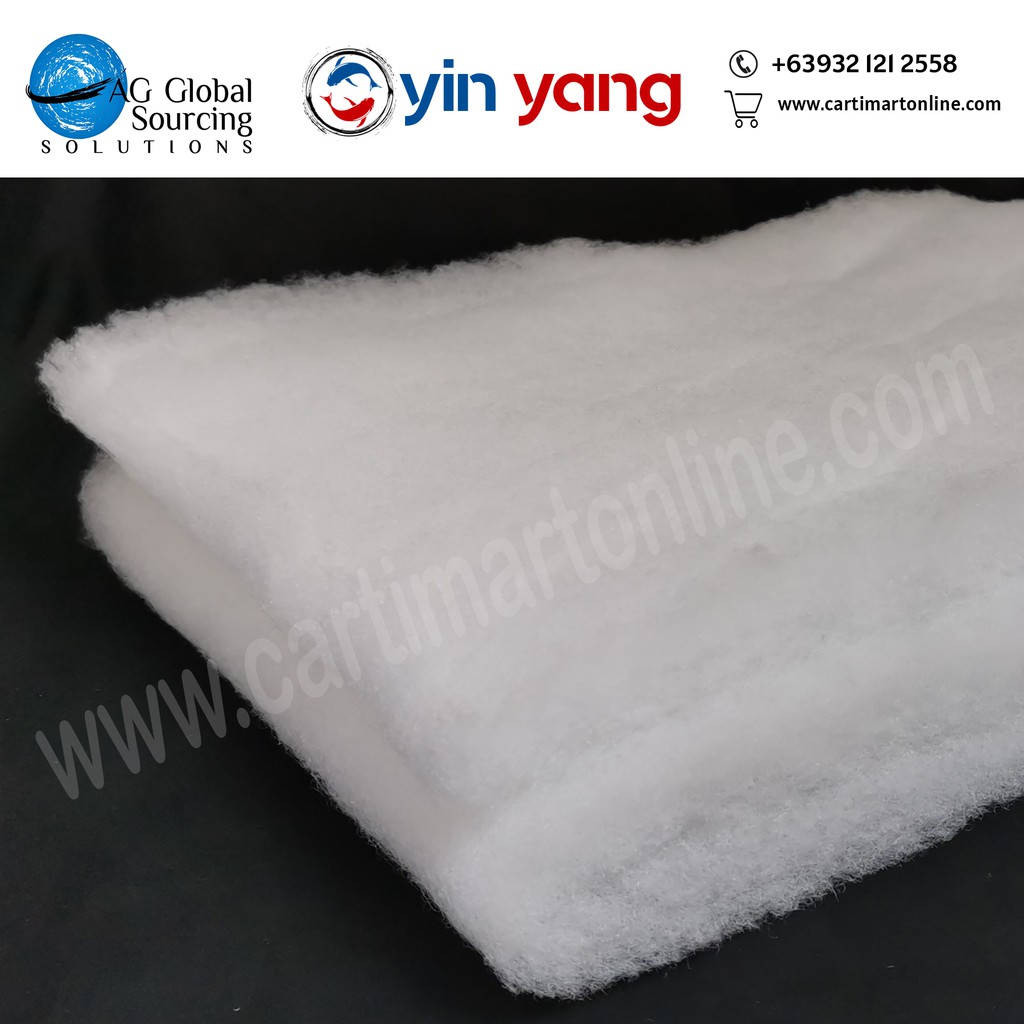 Disposable White Filter Sponge 3.5ft x 1ft | Shopee Philippines