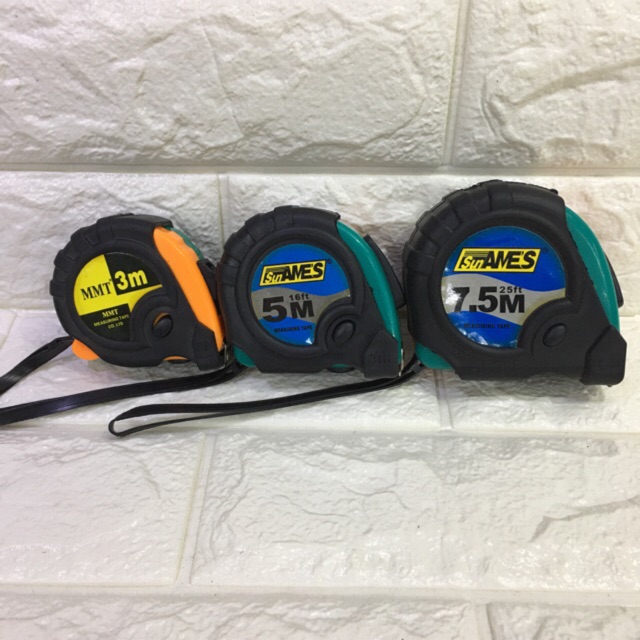 3M 5M 7.5M Metro Professional Tape Measure Retractable Slide Lock ...