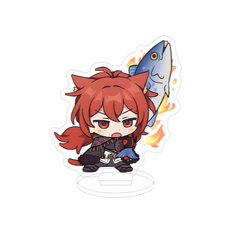 Panda Genshin Impact Game Figure Beidou Sayu Itto Eula Diluc Xinyan ...