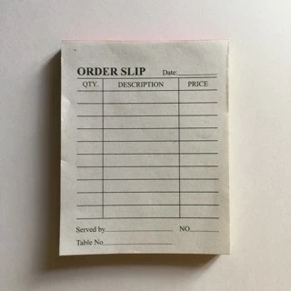 Shop order slip for Sale on Shopee Philippines