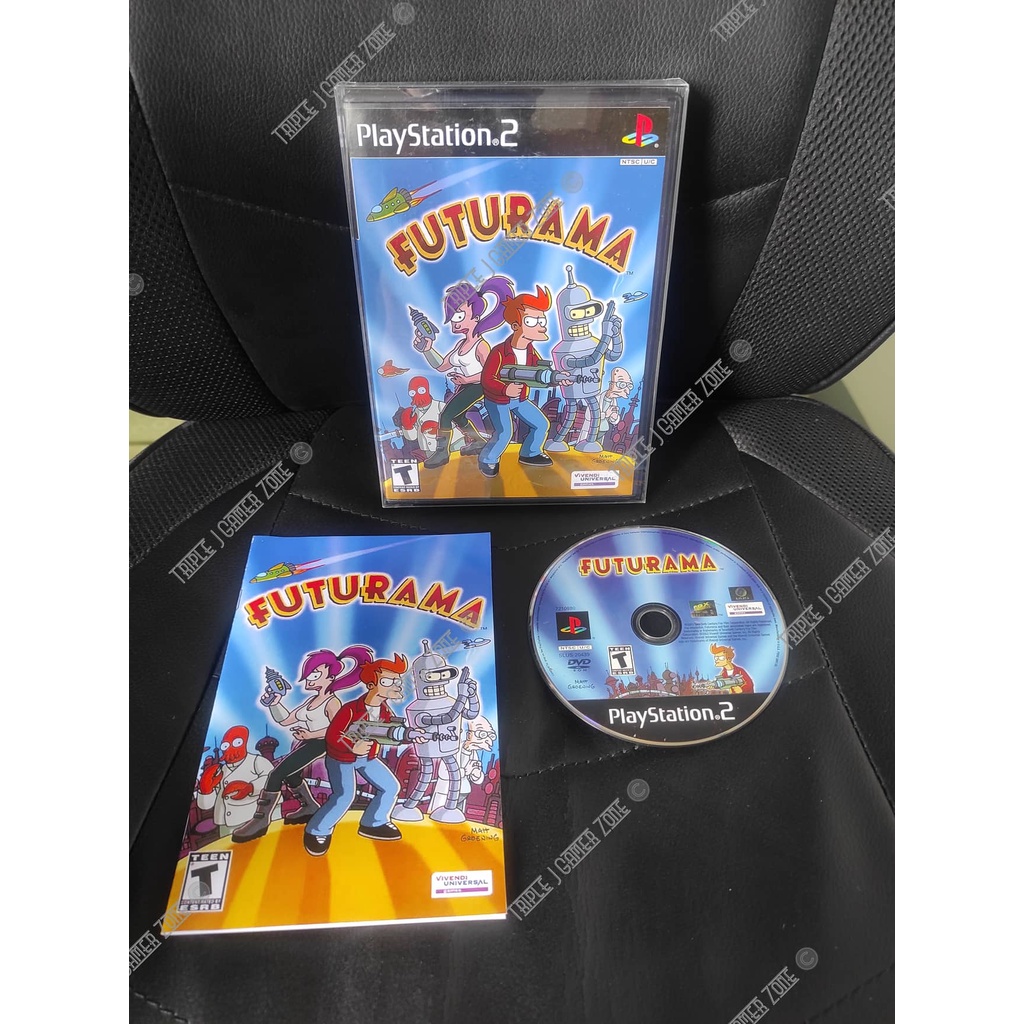 Futurama NTSC US Original Playstation 2 PS2 CD Game Games | Shopee ...