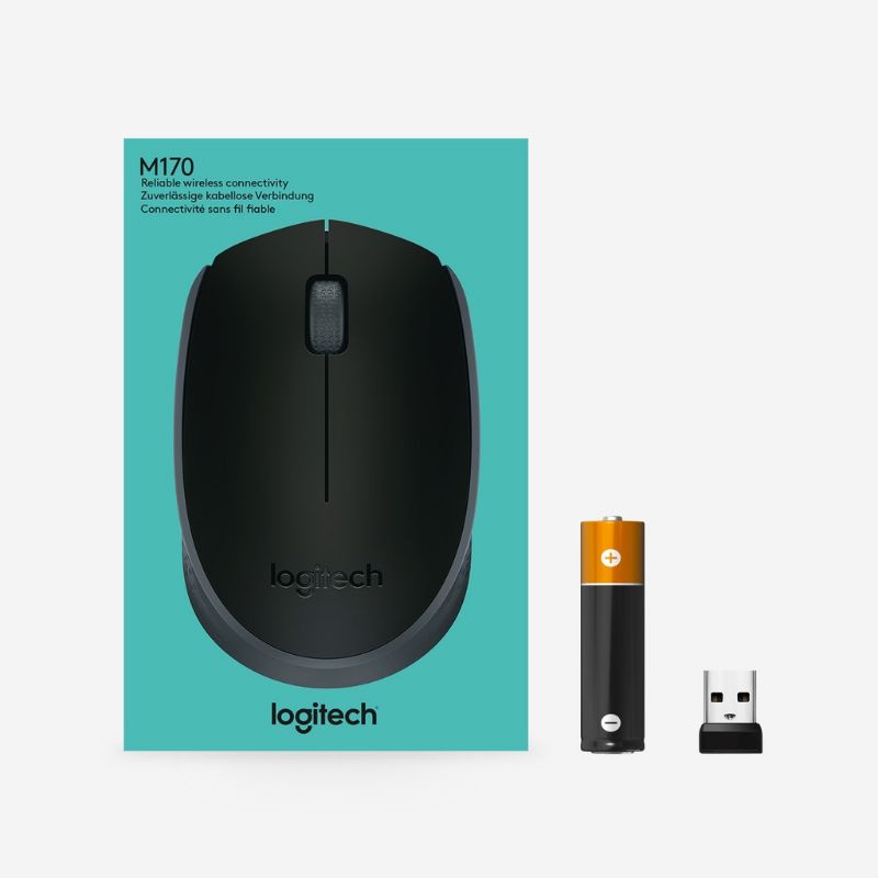 Logitech M170 Wireless Mouse 2.4GHz With usb Nano Receiver | Shopee ...