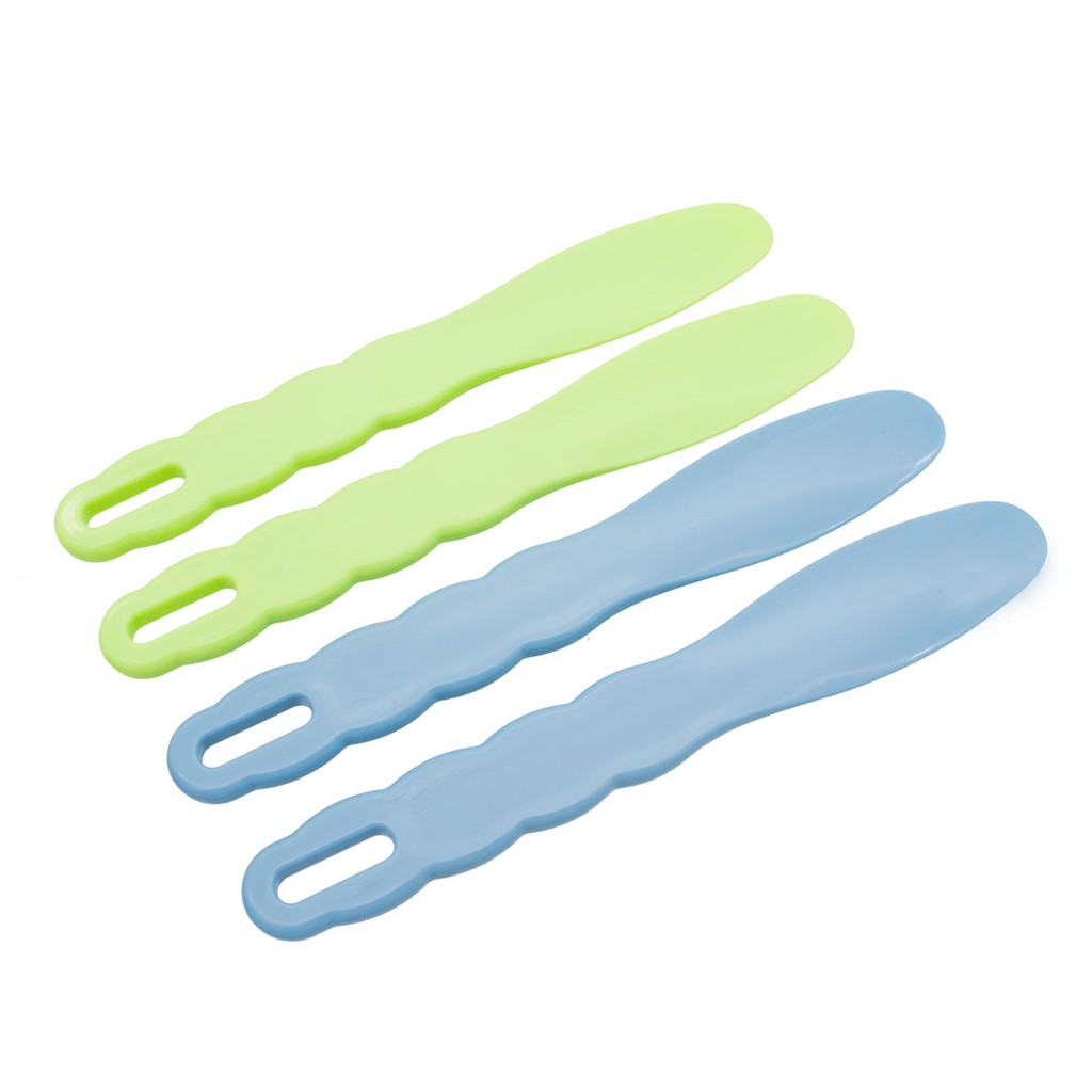 【Ready Stock】4pcs Dental Plastic Spatulas, 7.7Inch Mixer for Impression ...