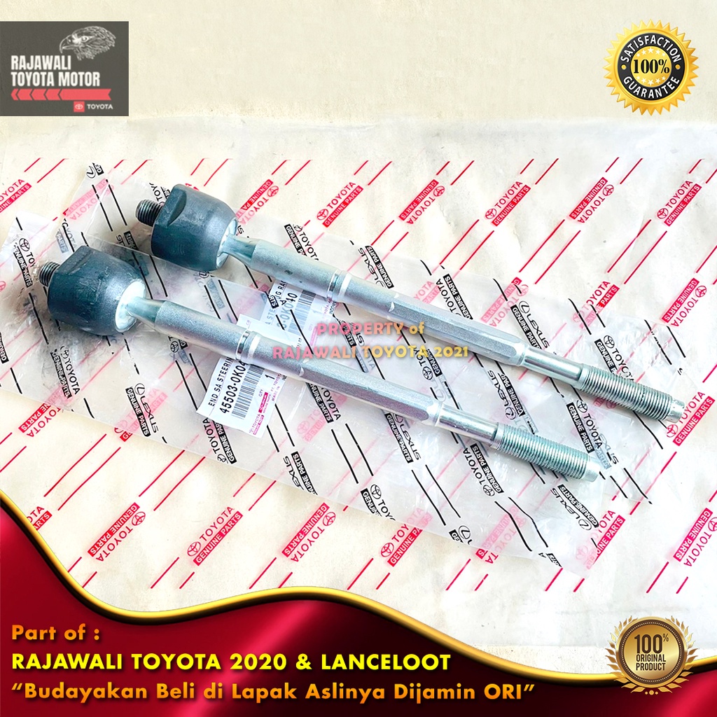 Long Tie Rod Innova, Hilux & Fortuner 2005-2021 Gen Tod Reborn Rack End ...