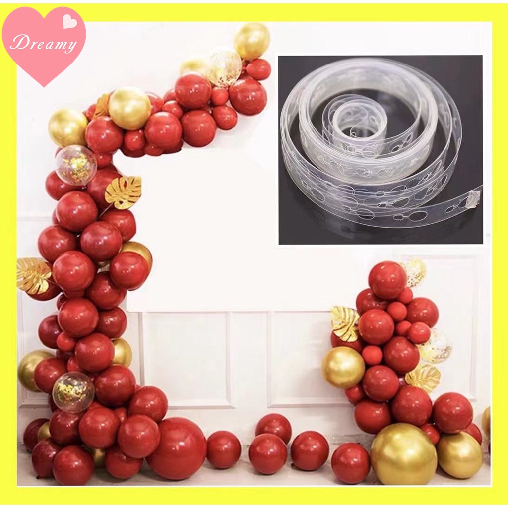Dreamy Balloon Chain 5 Meters Double Hole For Balloon Decoration ...