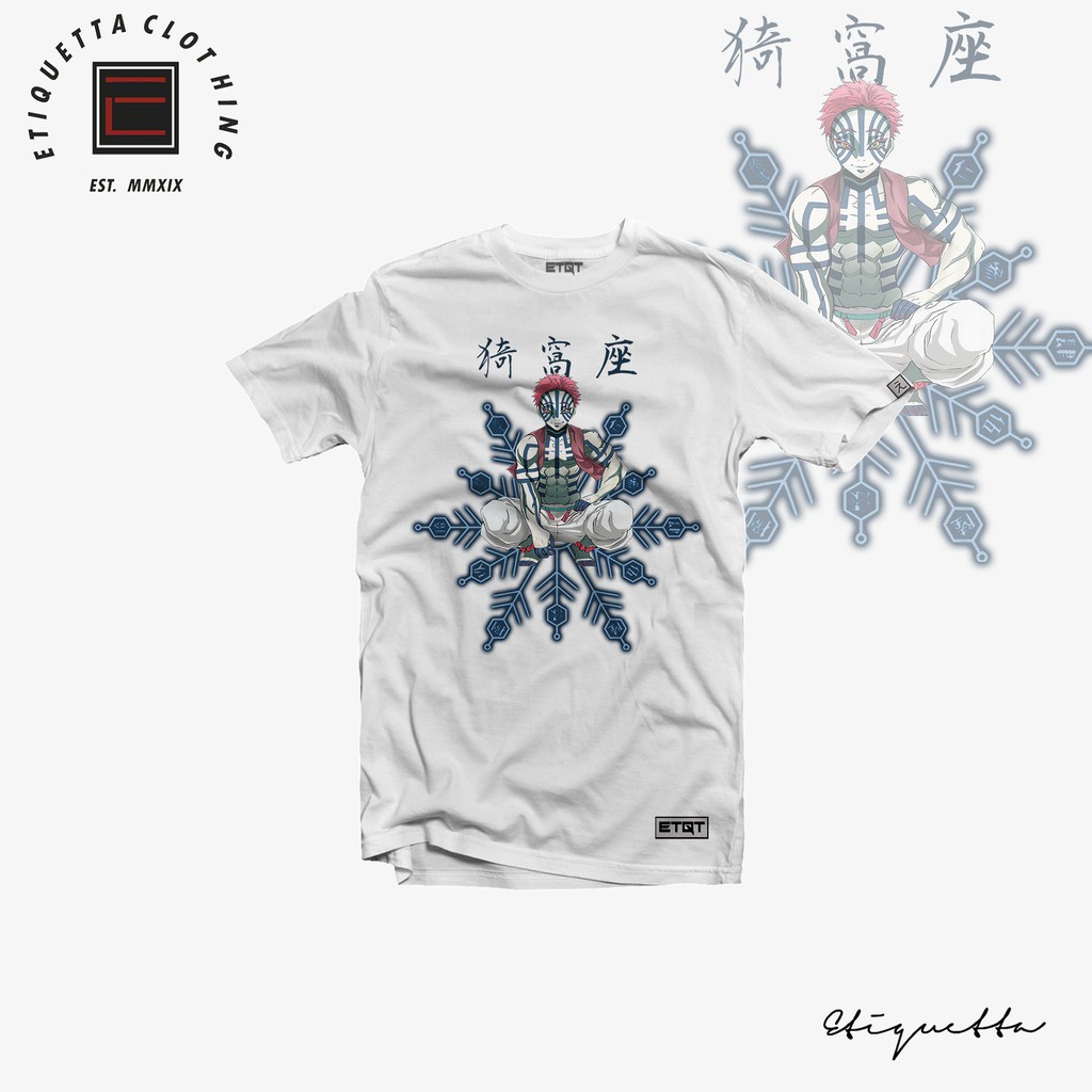 Anime Shirt - ETQT - Demon Slayer - Akaza for men | Shopee Philippines