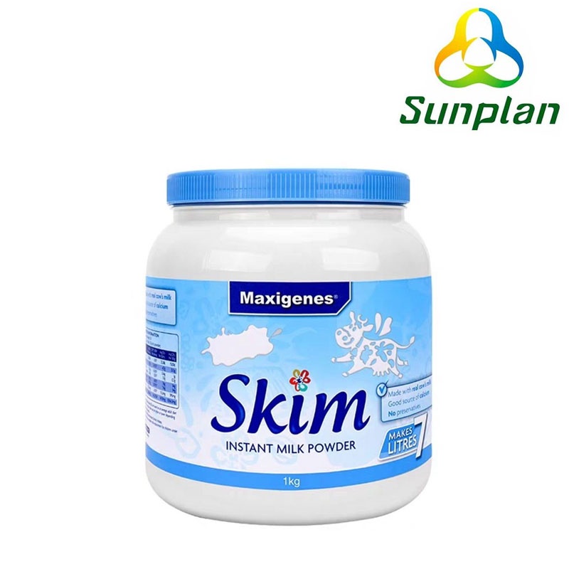 Maxigenes Skim Instant Milk Powder 1kg | Shopee Philippines