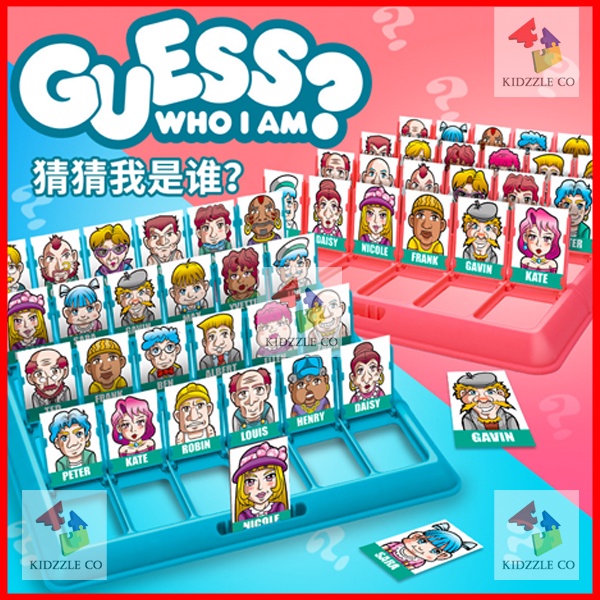 Guess Who Is It Classic Board Game Funny Family Guessing Games Kids ...
