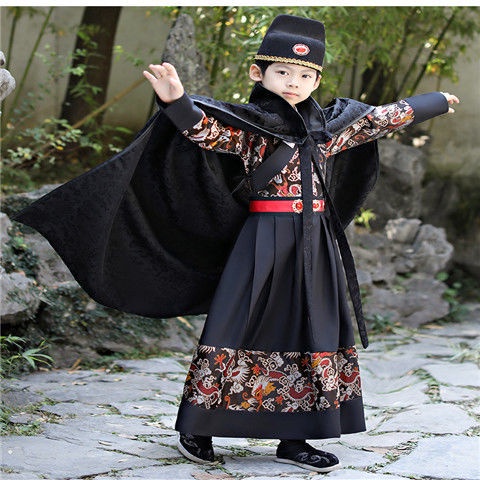 Spring and Summer Jinyiwei Hanfu Children's Flying Fish Clothes Costume ...