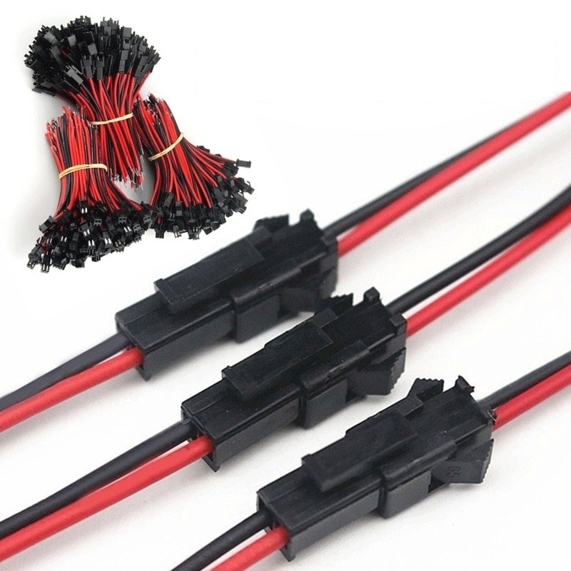 10Pairs 30cm JST SM Auto Connector Terminal Wire Plug Male to Female ...
