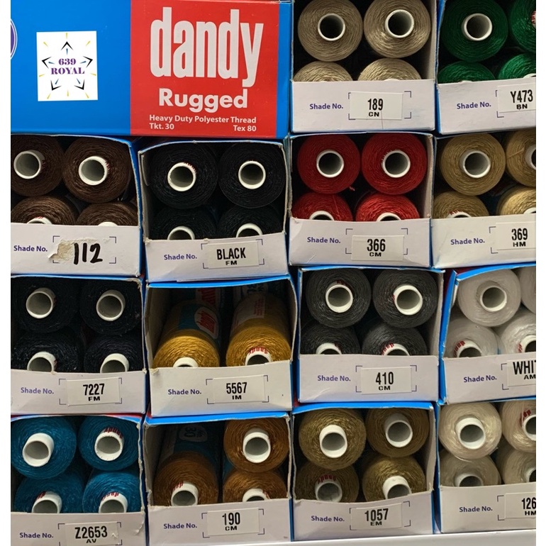 Dandy Rugged Sewing Thread 300 meters (tkt30) | Shopee Philippines