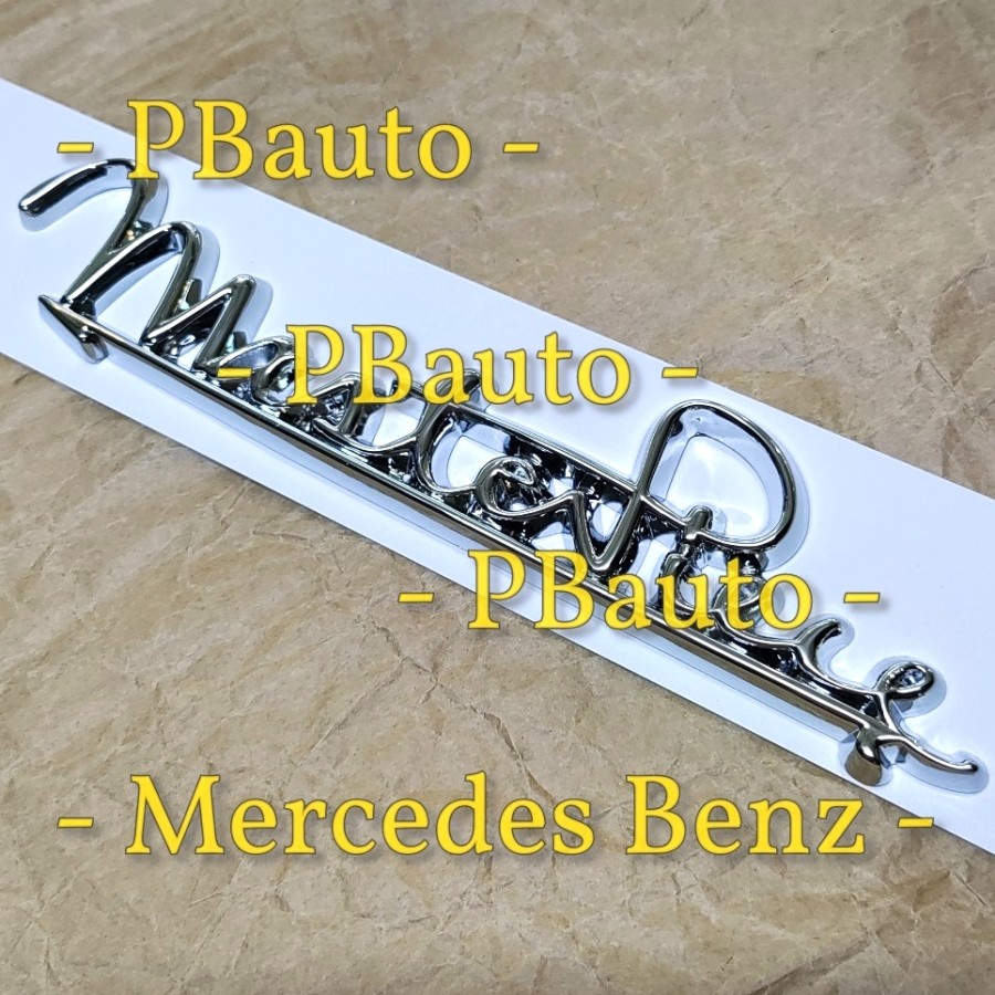 Masterpiece (Trunk) Mercedes Benz logo Emblem - mercy logo | Shopee ...