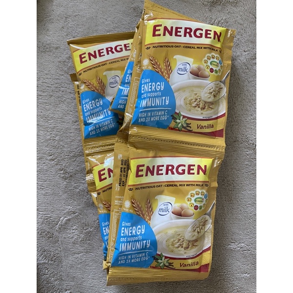 Energen Vanilla Oat- Cereal Mix 40g x 10 pcs | Shopee Philippines
